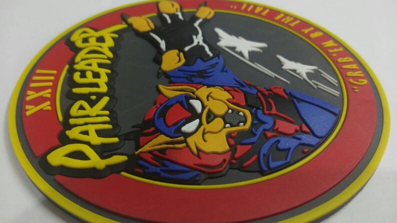 100 Custom Pvc Patches Hook And Loop Free Shipping 14 Days Etsy