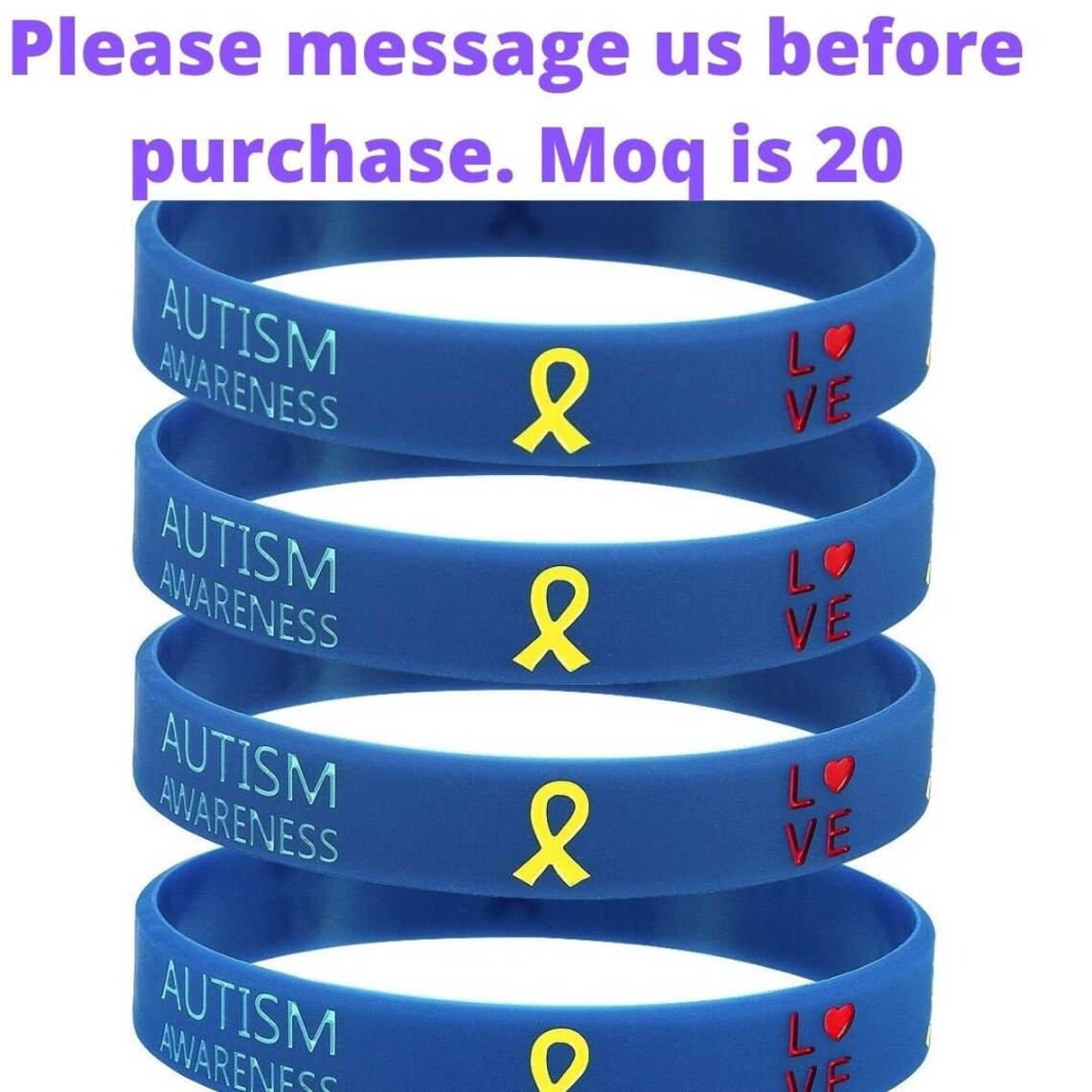 Custom PVC Wrist Bands Custom Silicone Bracelet ID - Etsy