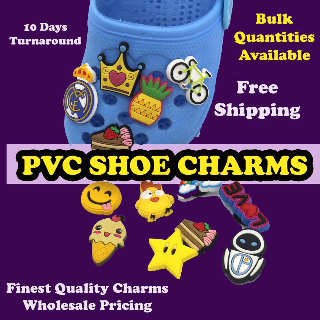 Custom PVC Rubber Shoe Charms, Made to Order - Etsy