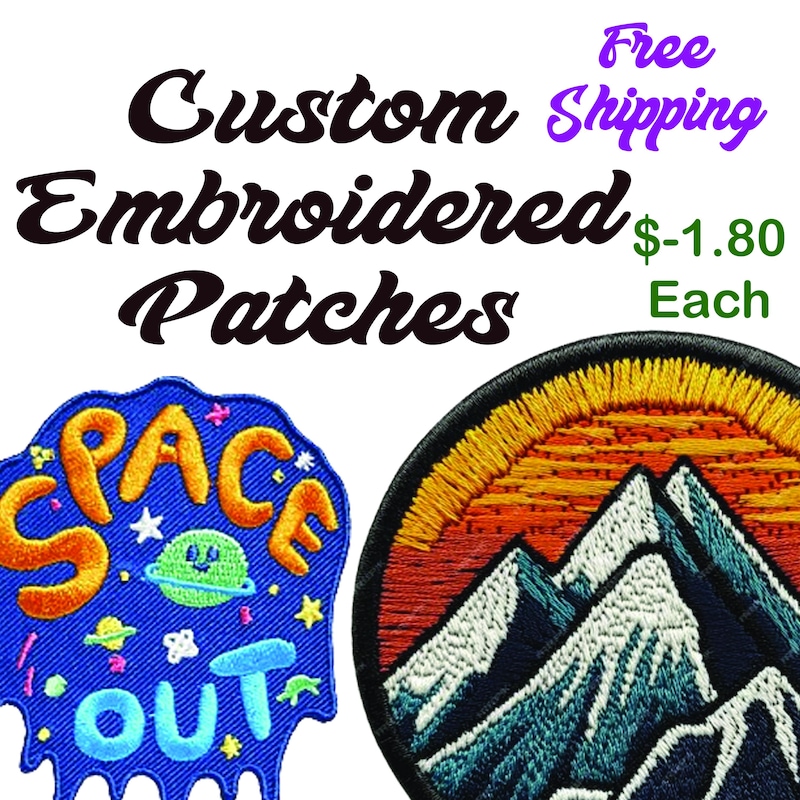 Embroidered Patch - Etsy