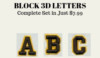 3D Outlined Letters complete Set A-Z | Etsy