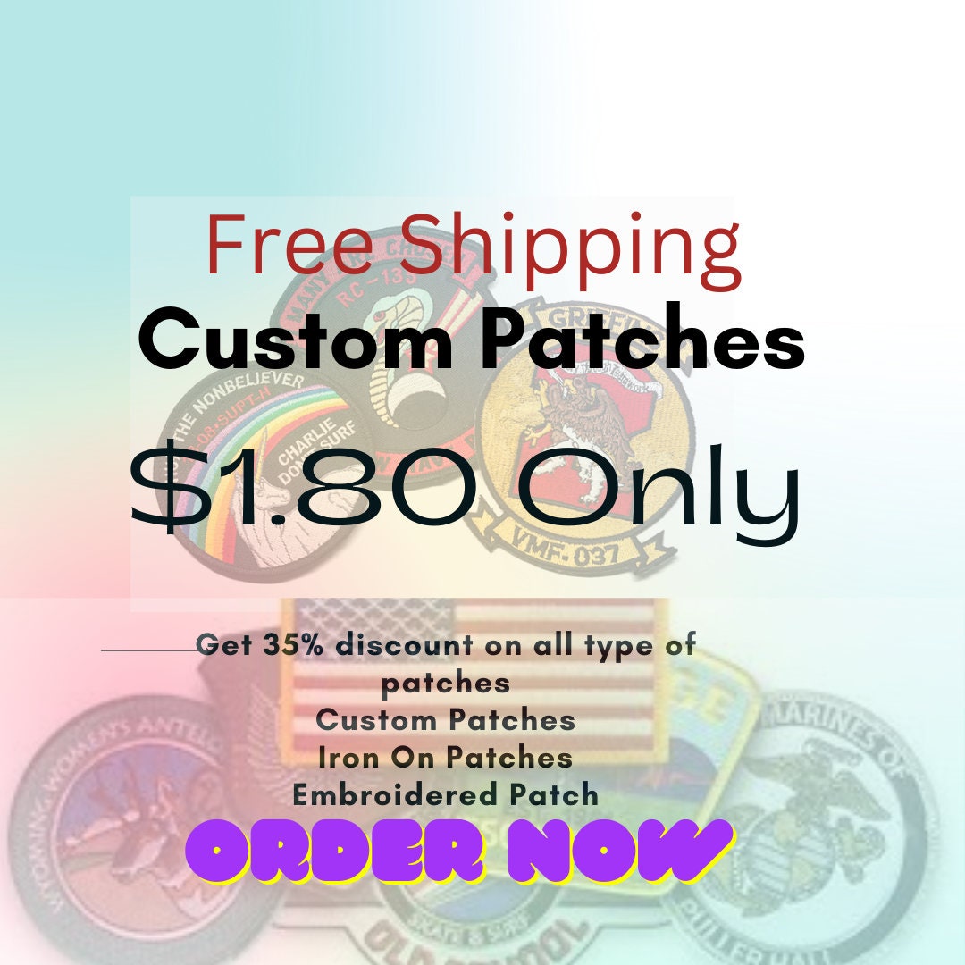 Custom Embroidered Patches , Custom Sew on Patches , Custom Logo ...