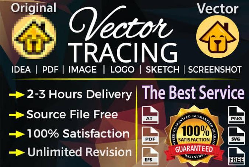 Image to Vector Custom SVG Custom Vector Raster to Vector - Etsy