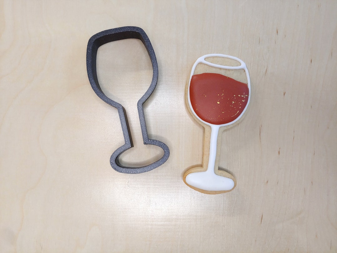 Wine Glass Cookie Cutter - Etsy