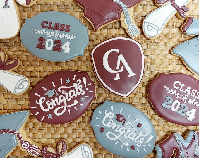 Custom Graduation Sugar Cookies Graduate Class of 2022 Party Favors - Etsy