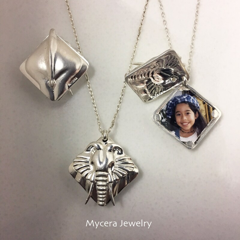 Elephant Locket - Etsy