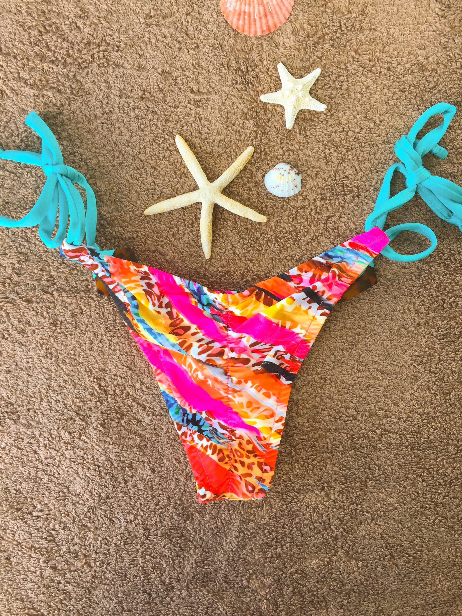 String Bikini, Handmade Bikini, Beach Bikini, Triangle Top, Posing ...