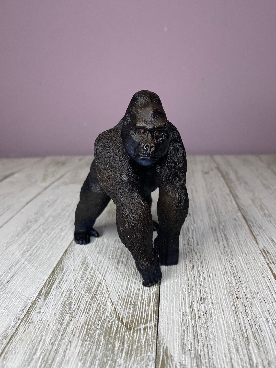 Schleich Male Silverback Gorilla Ape Figure - Etsy