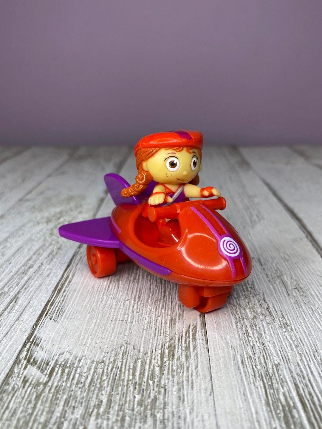 PBS Super Why Wonder Red 3” Small Plastic Vehicle Why Flyer Vehicle ...