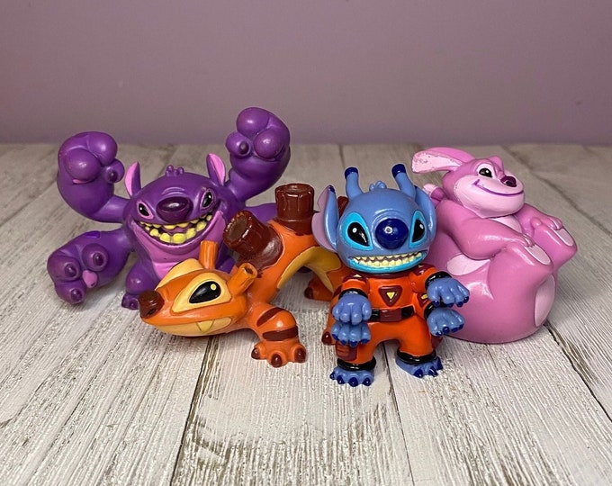 Disney Lilo and Stitch Cousins Alien Experiments PVC Figures/cake ...