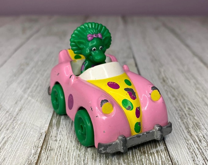 Barney the Dinosaur Baby Bop 2.5” Diecast Metal Car (1993 the Lyons ...