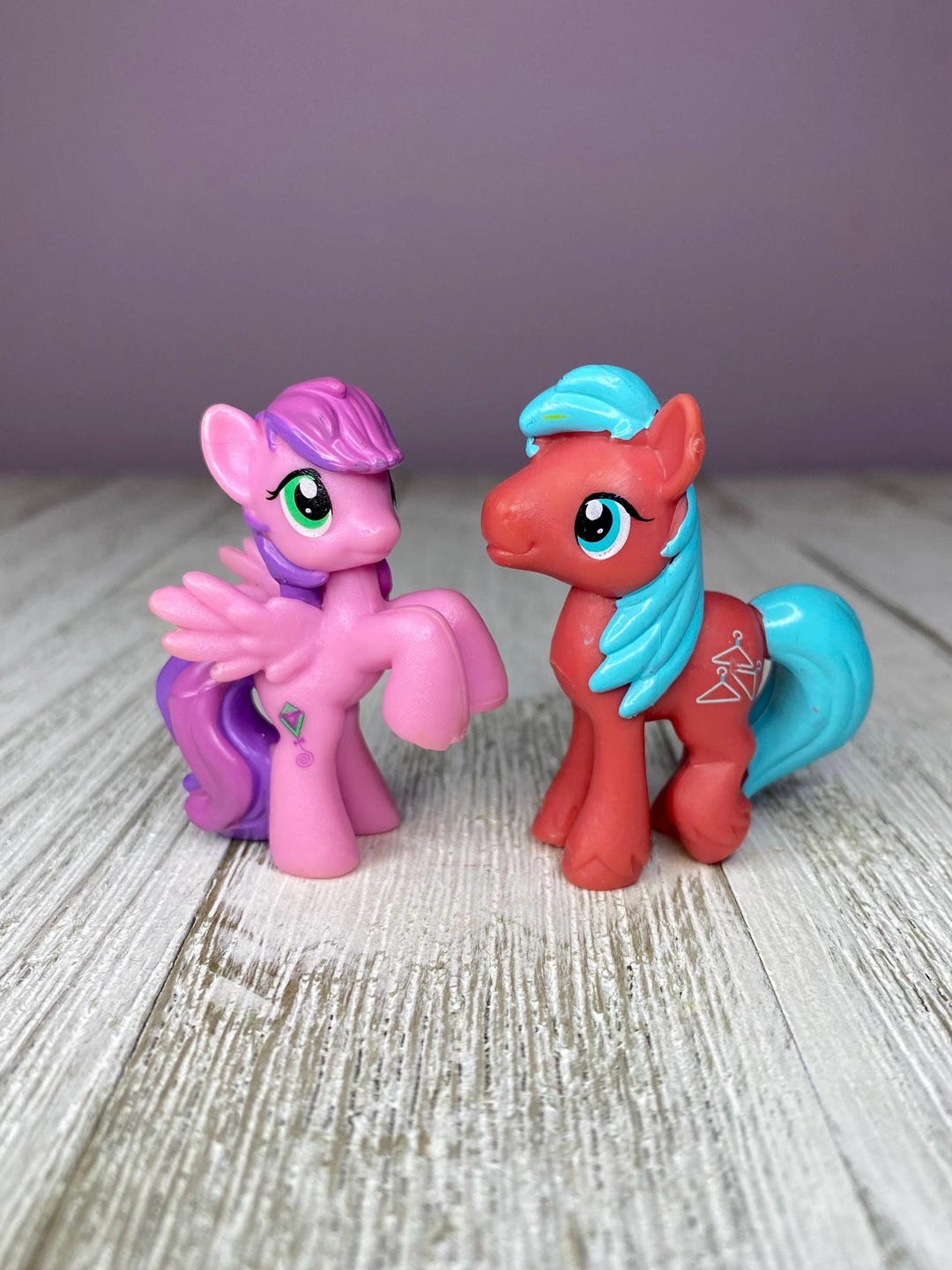 MLP G4 Blind Bag Skywishes and Swanky Hank 2” Mini Figures (hasbro, My ...