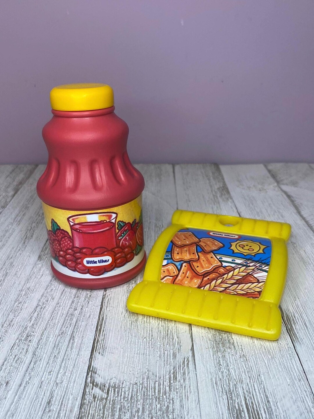 Little Tikes Pretend Play Food Berry Fruit Juice Container and Sun ...