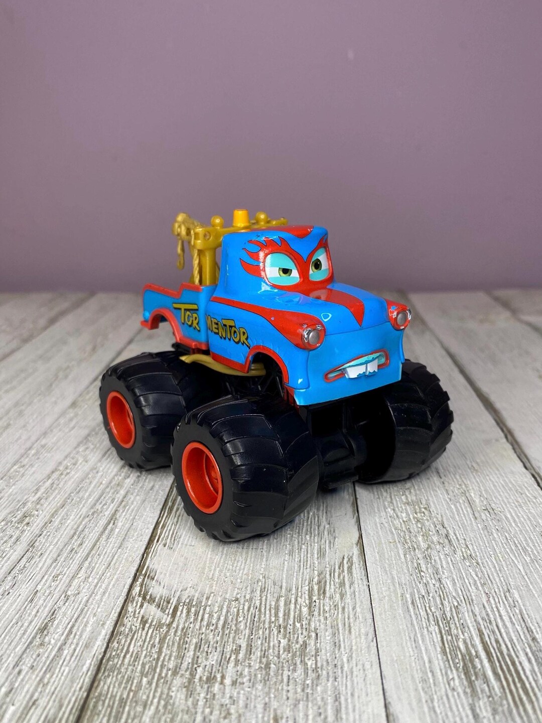 Disney Pixar Cars Toon “tormentor Mater” Monster Truck Mater 3.25 ...
