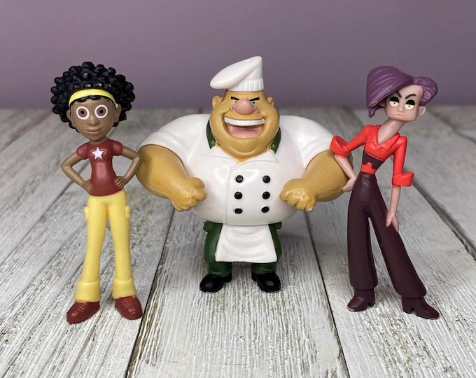 Wild Kratts Koki, Chef Gaston Gourmand, Donita Donata Figures (wild ...