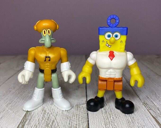 Imaginext Spongebob Squarepants Invincibubble and Squidward Sour Note ...