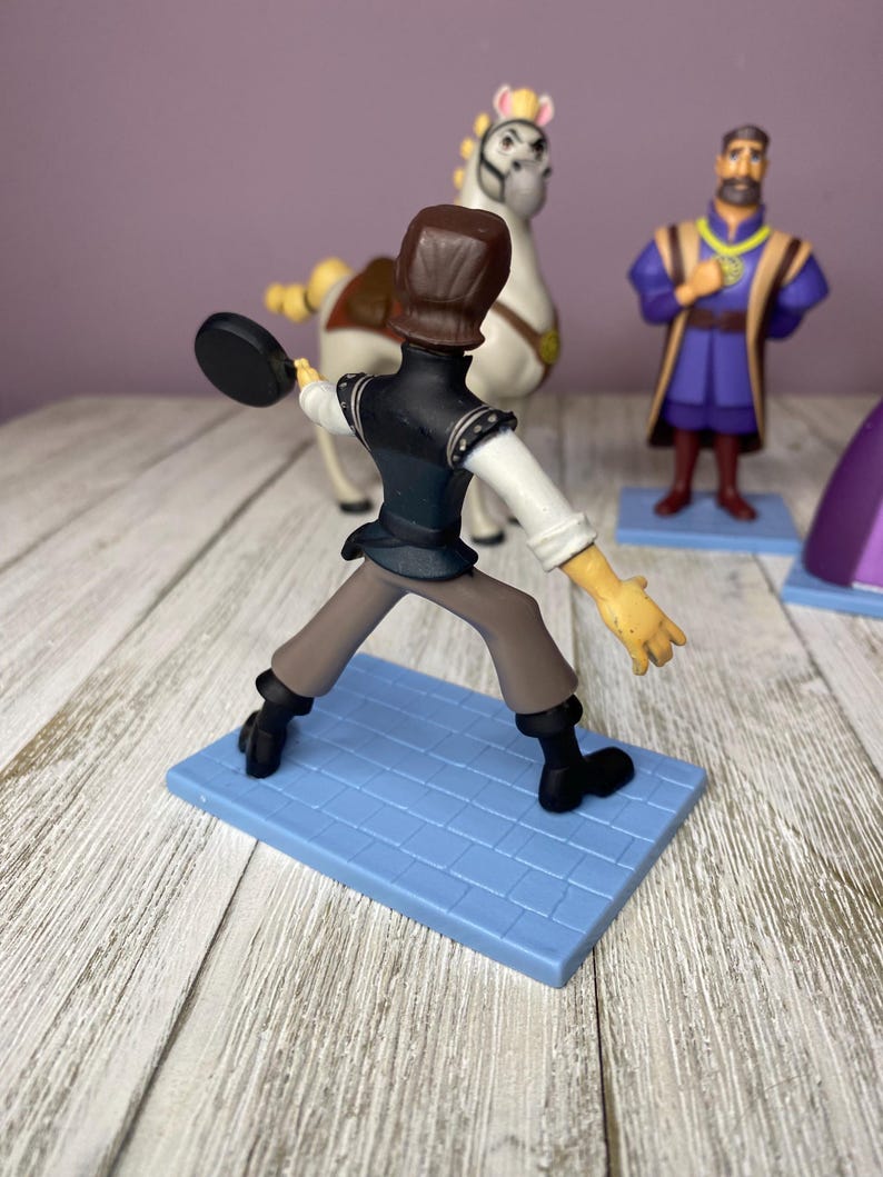 Disney Tangled the Series Figures Cake Toppers Rapunzel, Eugene, King ...