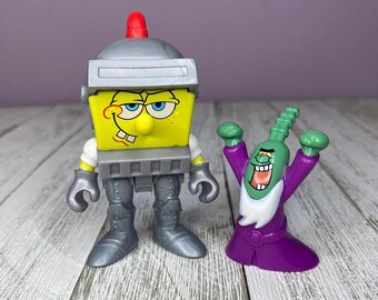 Imaginext Spongebob Squarepants PLANKTON & Robot Exo Suit Figure - Etsy