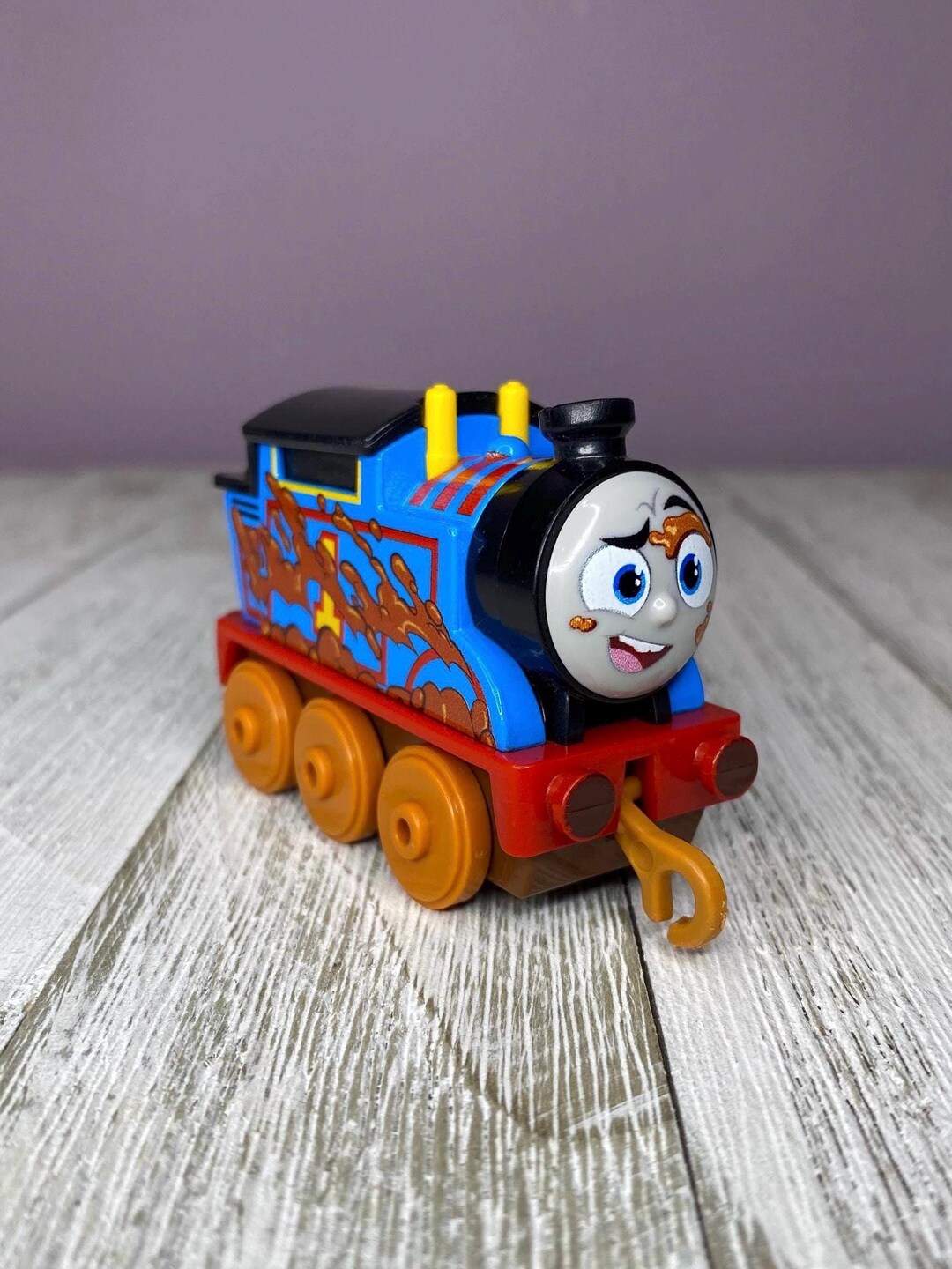 Thomas and Friends Muddy Thomas 3” Metal Engine Fisher Price, Thomas ...