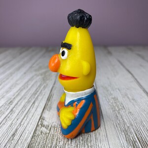 Sesame Street Bert 3” PVC Soft Vinyl Finger Puppet Cake Topper (muppets ...