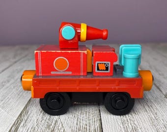 Chuggington Chug Patroller Jackman 3.5 Wooden Railway Train Magnetic ...