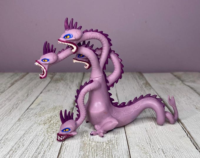 Disney Hercules Hydra 4 Headed Monster 4” PVC Figure Cake Topper (flaws ...