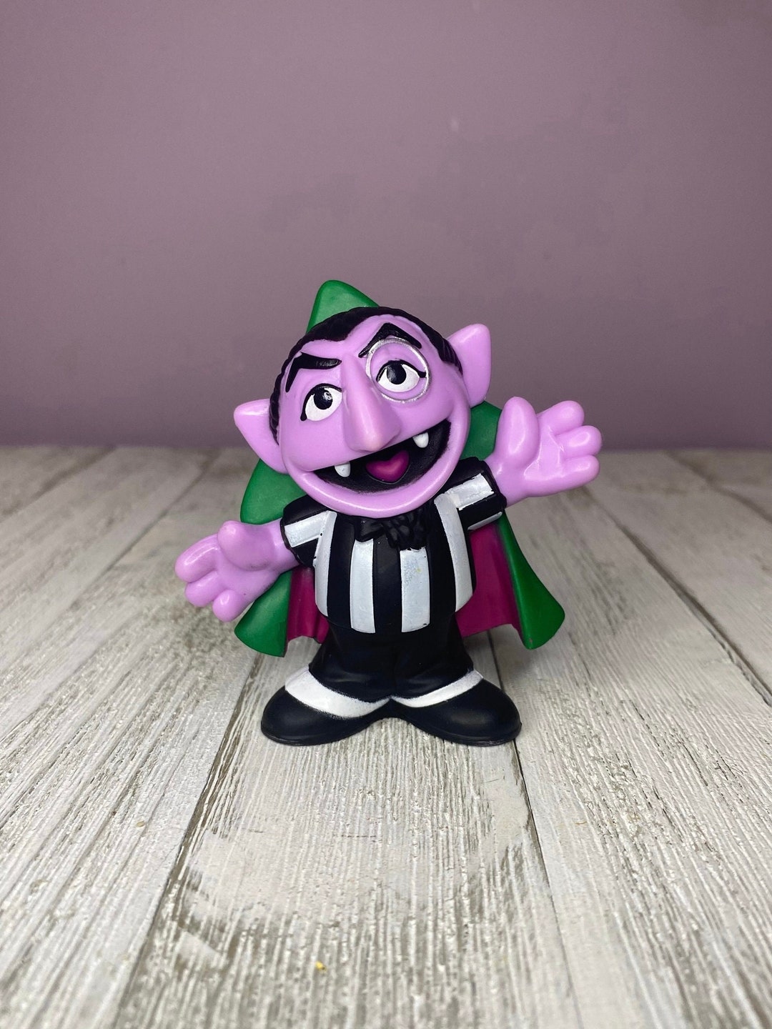 Sesame Street the Count 3 PVC Figure/cake Topper sesame Workshop Hasbro ...