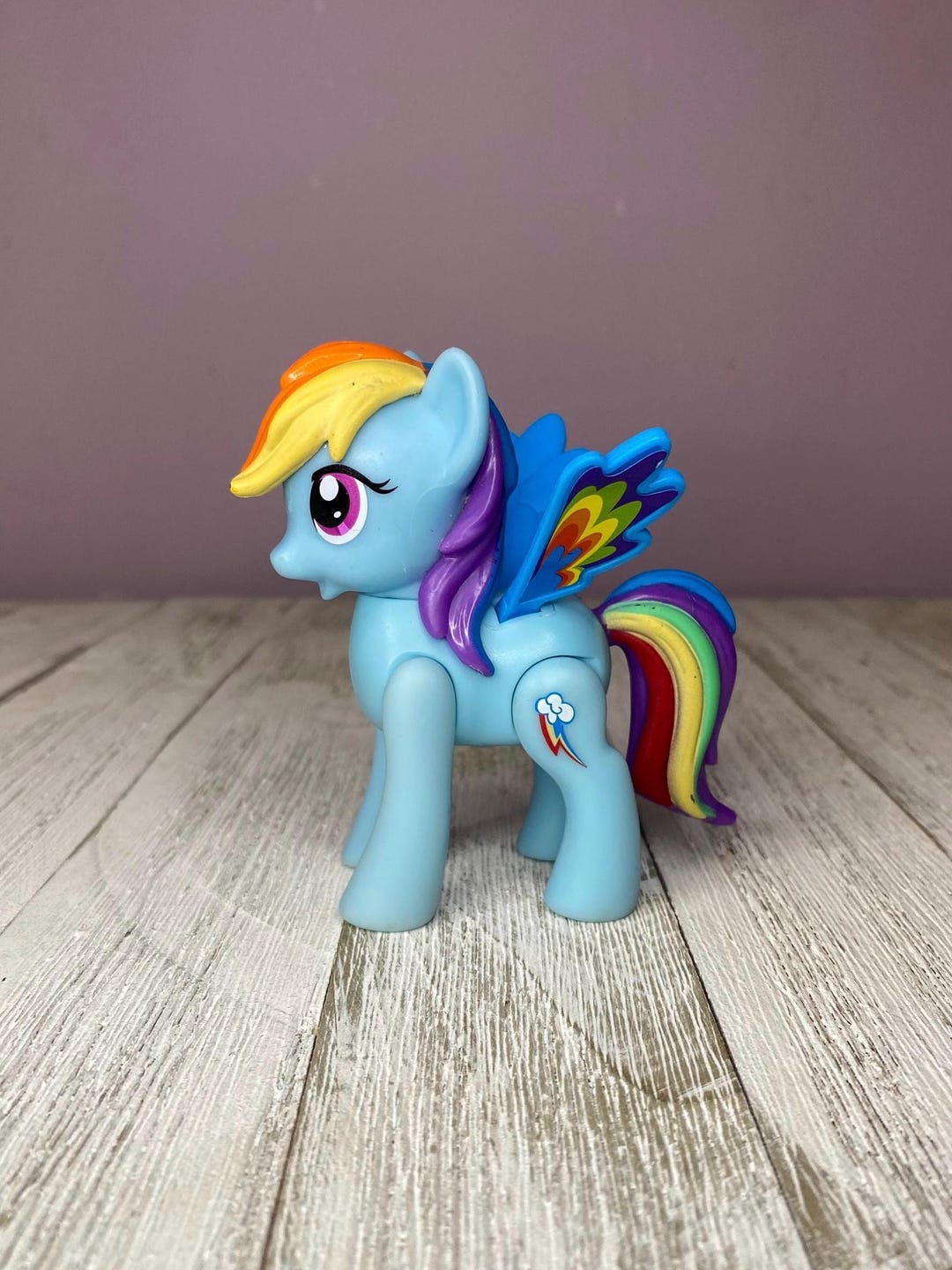 MLP G4 Zoom N Go Rainbow Dash 3.25” Pony Figure (hasbro, My Little Pony ...