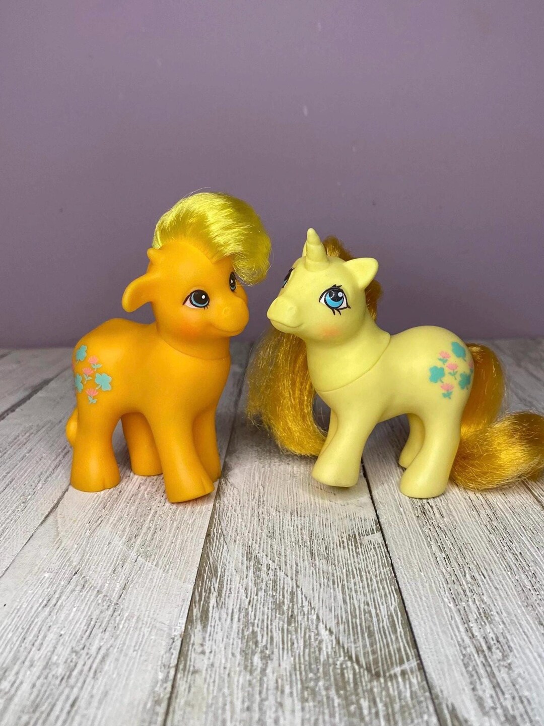 1988 My Little Pony Baby Lucky Leaf and Baby Leafy Calf Baby Cow (MLP ...