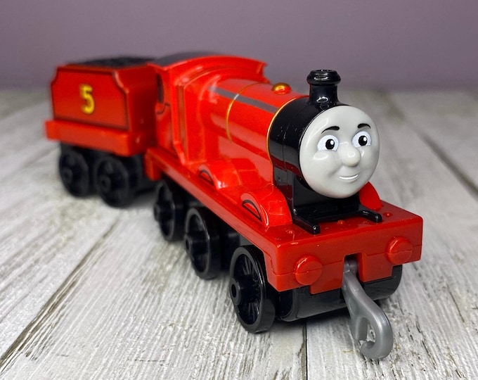 Thomas and Friends Push Along James With Tender Metal Train, Thomas the ...