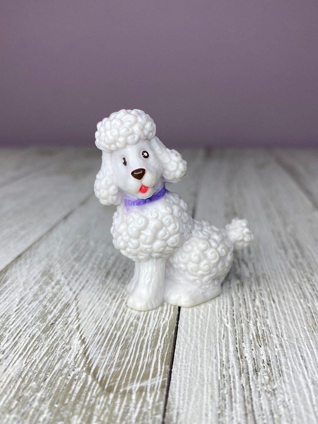Toy Dollhouse Poodle Dog 1.75” Figure Learning Curve Caring Corners (1: ...