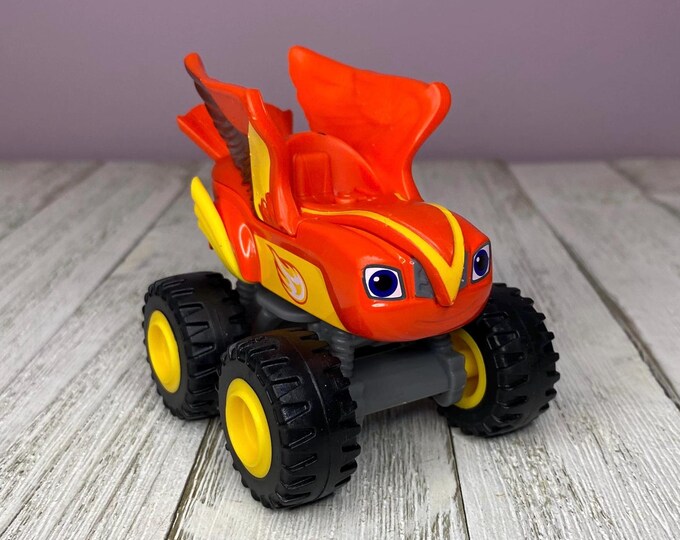 Blaze and the Monster Machines Wild Wheels Falcon Blaze Diecast Vehicle ...