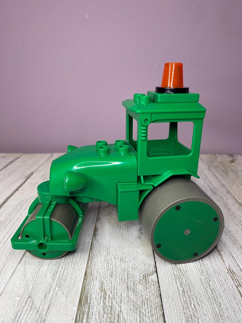LEGO Duplo Bob the Builder Roley the Steamroller Vehicle and Bob Figure ...