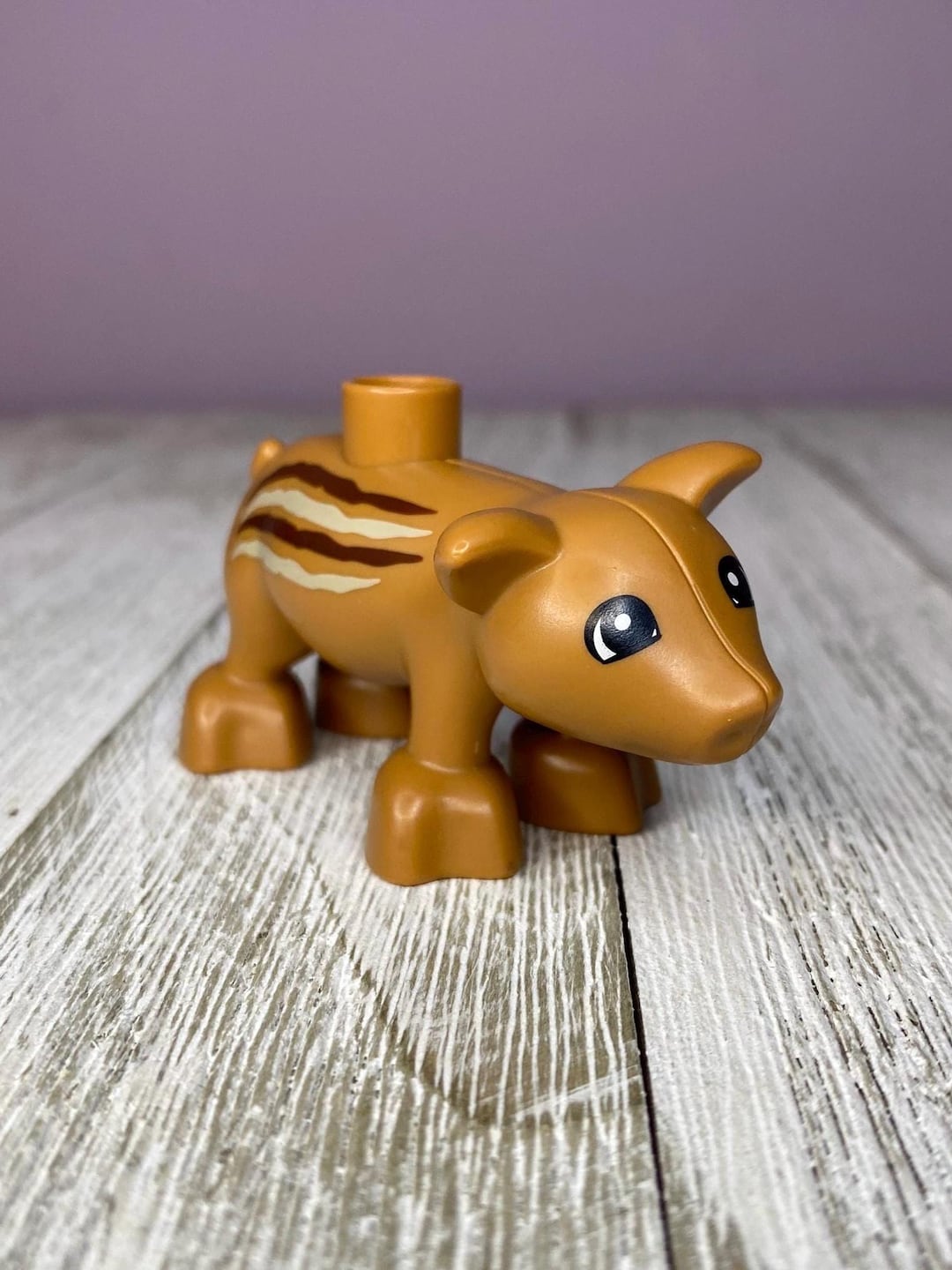 Lego Duplo Wild Boar Pig Baby Figure, Lego Duplo Forest Animals - Etsy