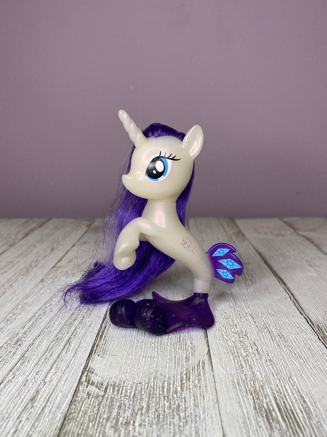 MLP G4 Rarity Seapony Mermaid, My Little Pony the Movie 5.5 Long W/tail ...