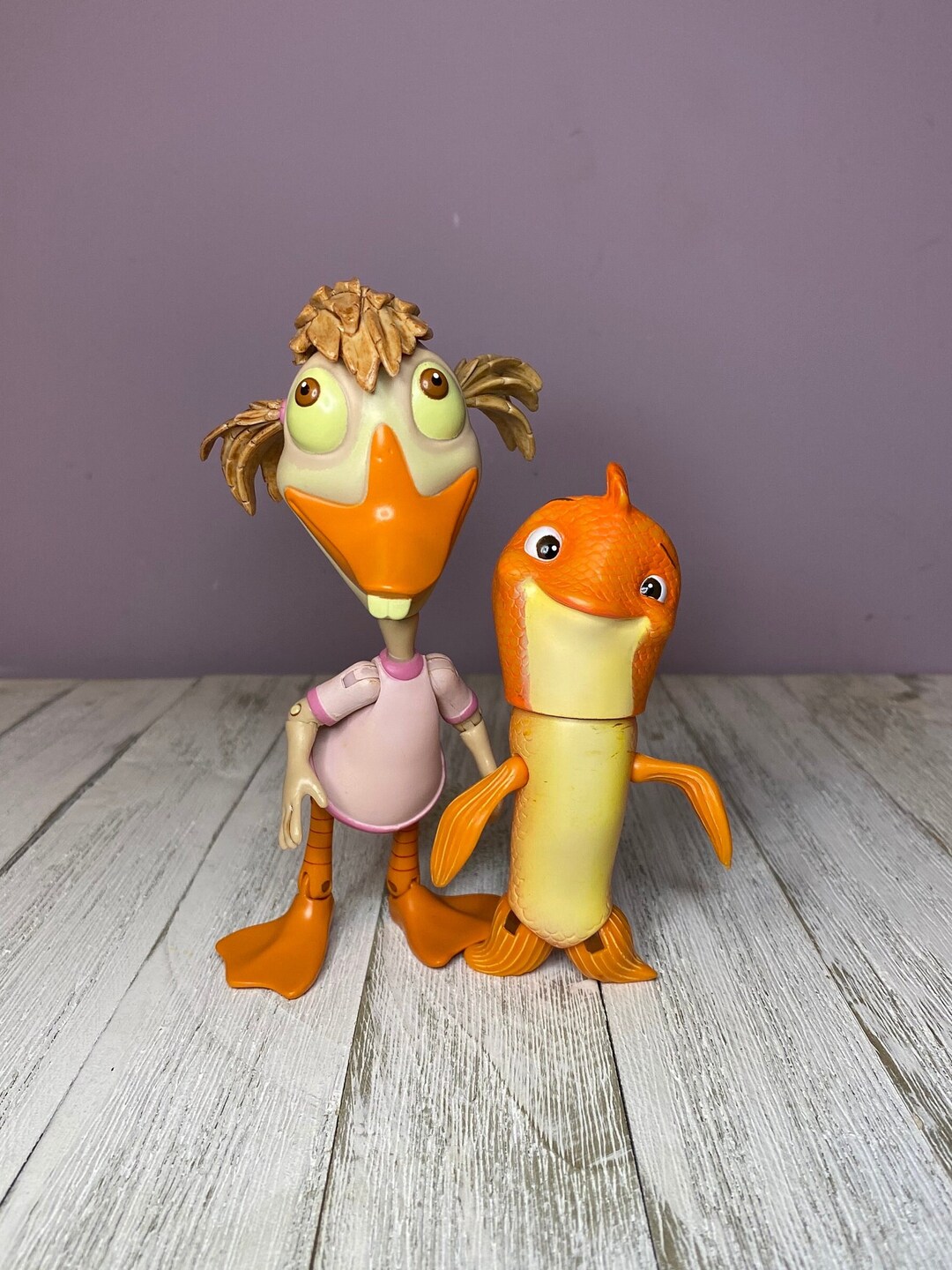 Disney Chicken Little Abby Mallard and Fish Out of Water - Etsy