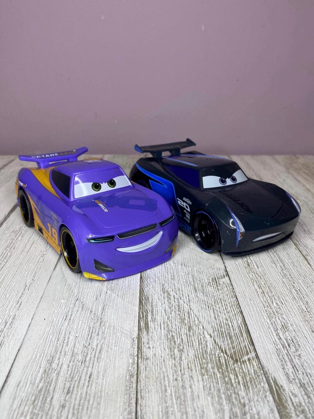 Disney Pixar Cars Turbo Racers Jackson Storm and Danny Swervez Large 5 ...