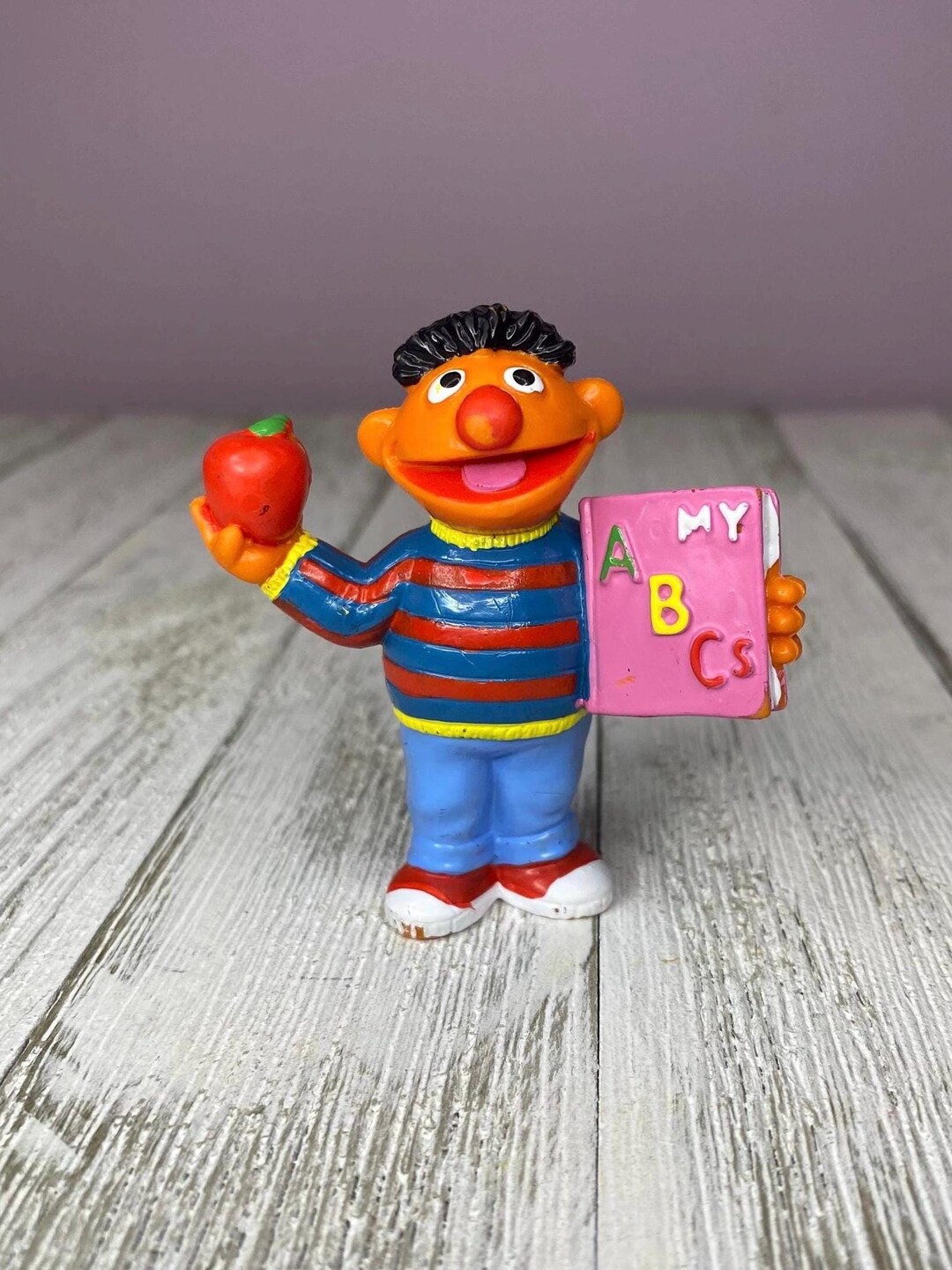 Sesame Street Ernie With Book 2.5” PVC Figure Cake Topper (1990s ...