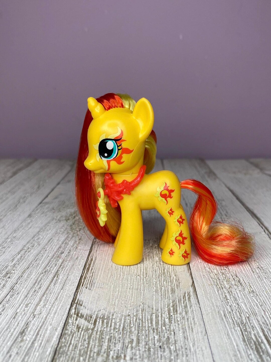 MLP G4 Sunset Shimmer 3.25” Brushable Pony Cutie Mark Magic (hasbro My ...