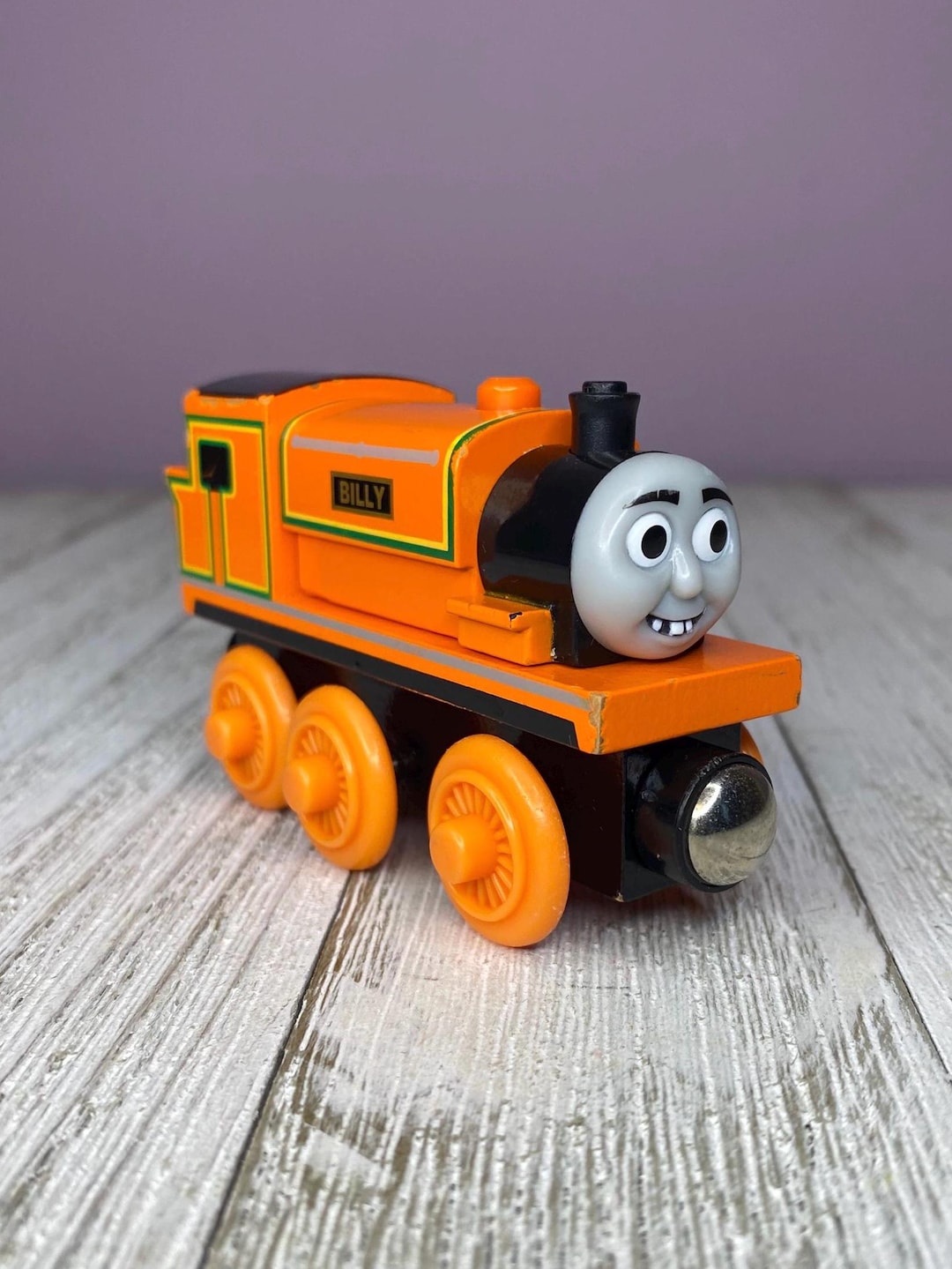 Thomas the Tank Engine and Friends Wooden Railway Billy 3 Orange Wooden ...