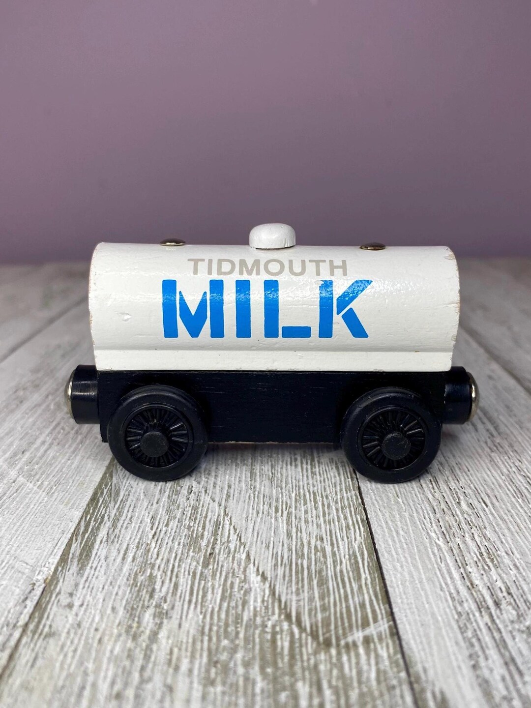 Thomas the Tank Engine and Friends Wooden Railway Tidmouth Milk Tanker ...