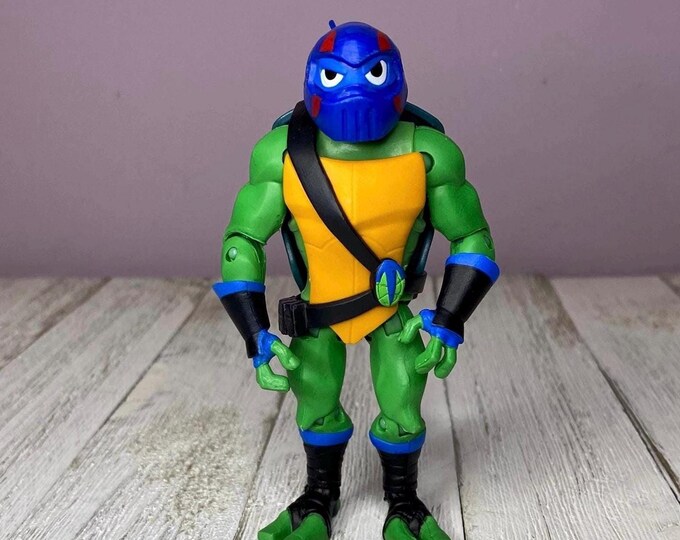 TMNT Rise of the Teenage Mutant Ninja Turtles Leo Shell Hog Driver 4.5 ...