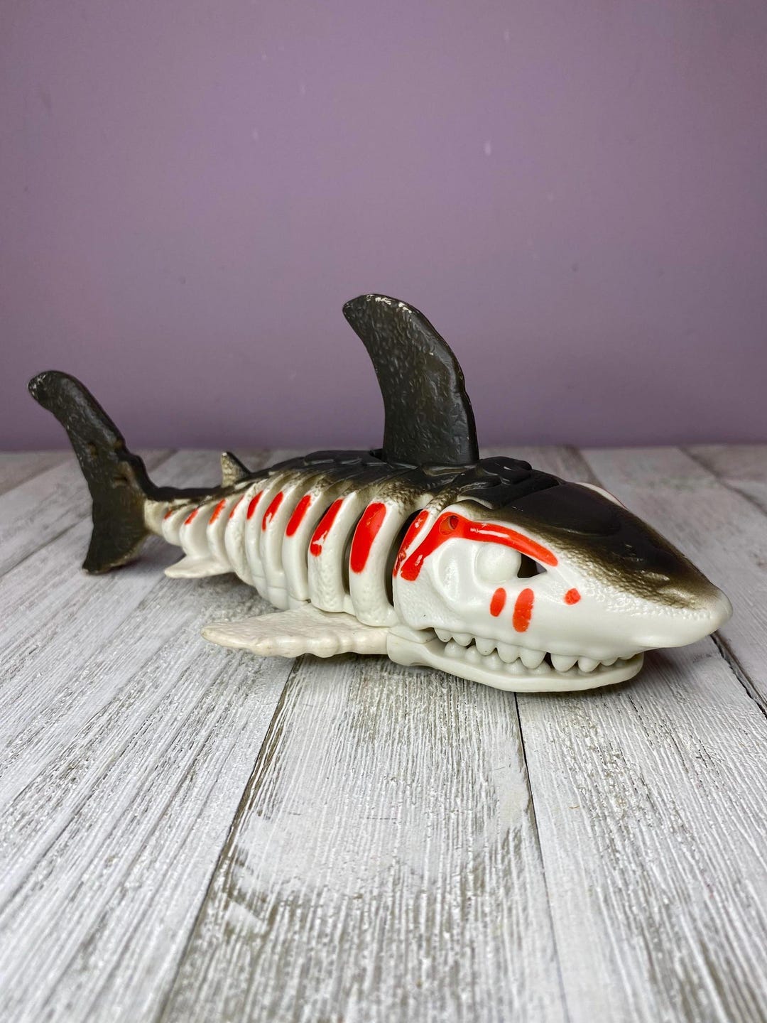 Fisher Price Imaginext Pirates Phantom Shark Attack Skeleton Red Eyes 7 ...