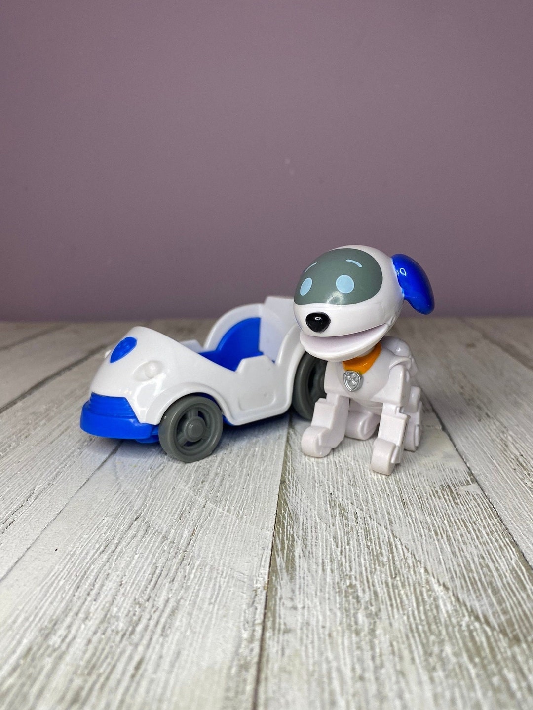 Paw Patrol Robo Dog and Mission Cruiser Vehicle Car spin - Etsy