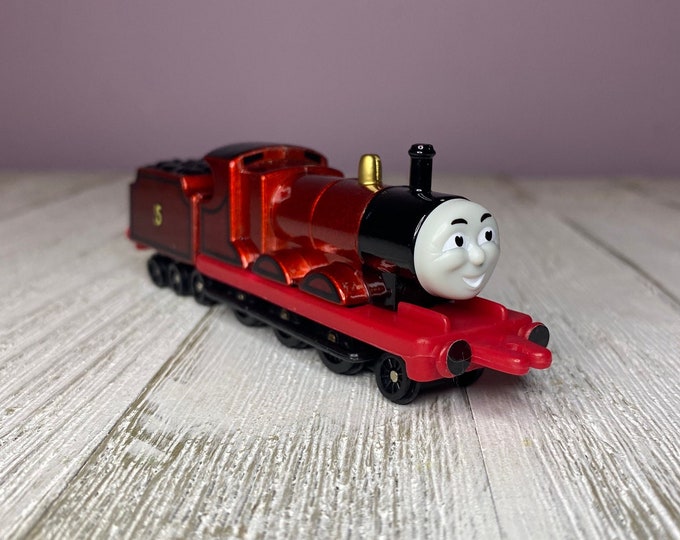 ERTL Thomas the Tank Engine and Friends 4.5 James Metallic Diecast ...
