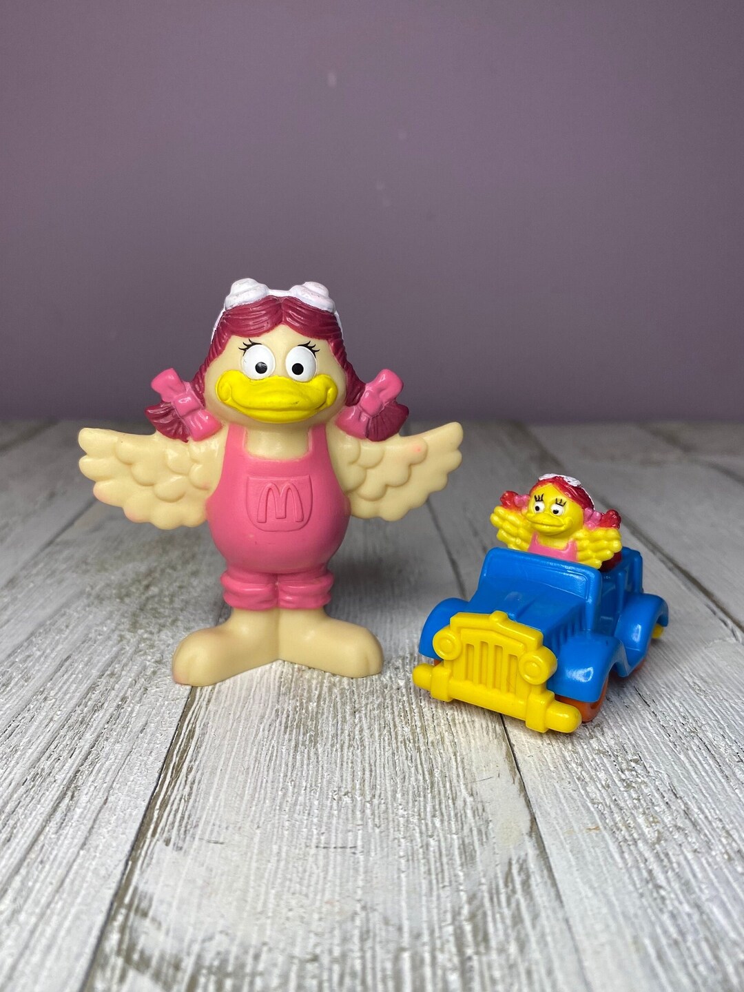 Mcdonald’s Happy Meal Toys Birdie Figure and Birdie Mini Vehicle 1990s ...
