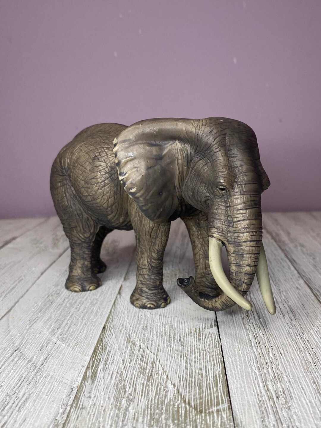 Schleich Male African Elephant With Tusks Safari Wildlife Animal Figure ...