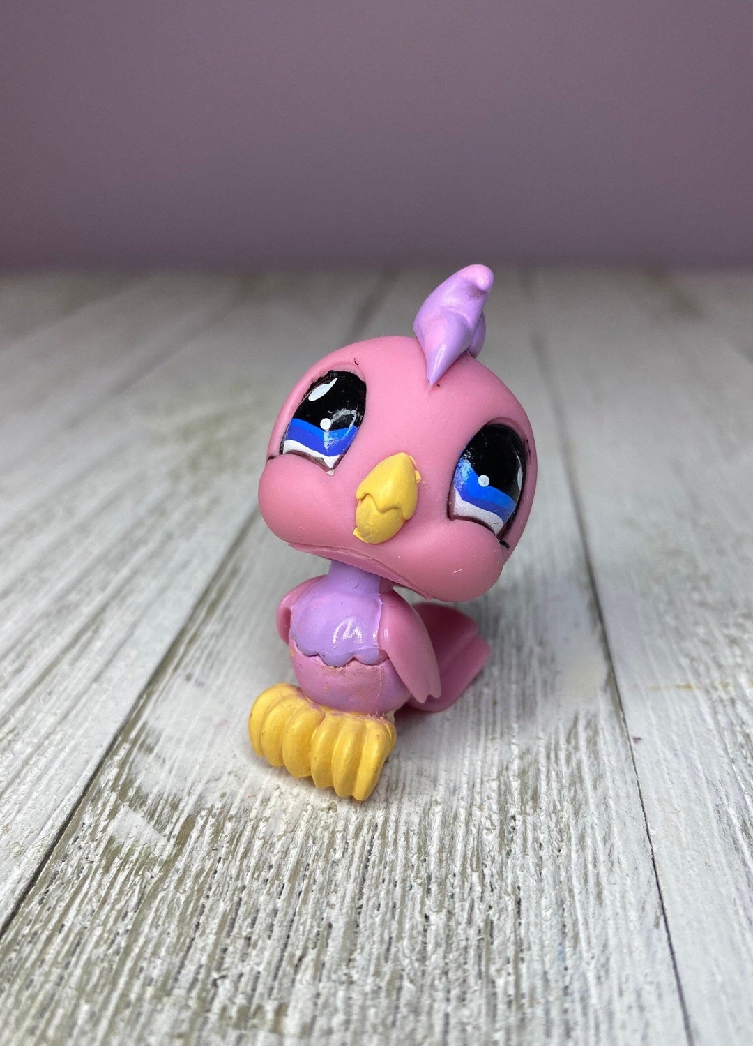 LPS Pink Cockatoo Bird Figure 2006 Hasbro Littlest Pet Shop - Etsy