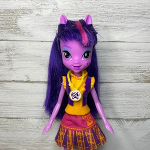 MLP Equestria Girls Twilight Sparkle 9 Fashion Doll Friendship Games hasbro My Little Pony Friendship is Magic Damage cut Hair Etsy Australia