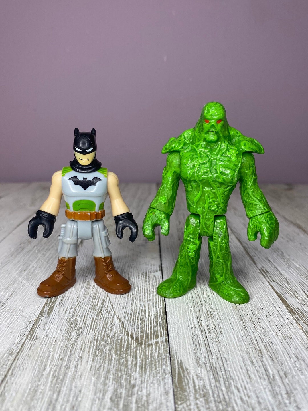Imaginext DC Super Friends Batman and Swamp Thing Figures - Etsy